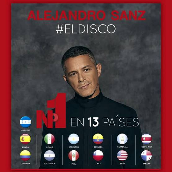 El Disco la nueva producción de Alejandro Sanz que alcanza el #1 en ...